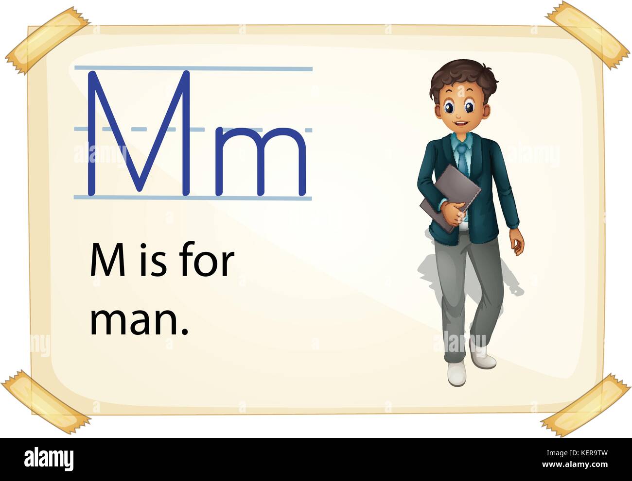 Poster of an alphabet M Stock Vector Image & Art - Alamy