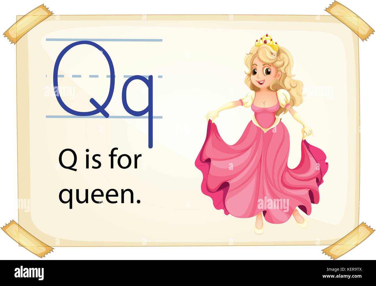 Poster of an alphabet Q Stock Vector Image & Art - Alamy