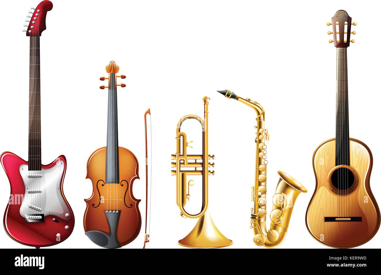 Illustration of a set of instrument Stock Vector Image & Art - Alamy