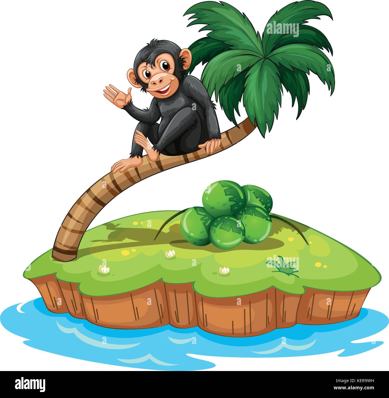 Animated Coconut Tree