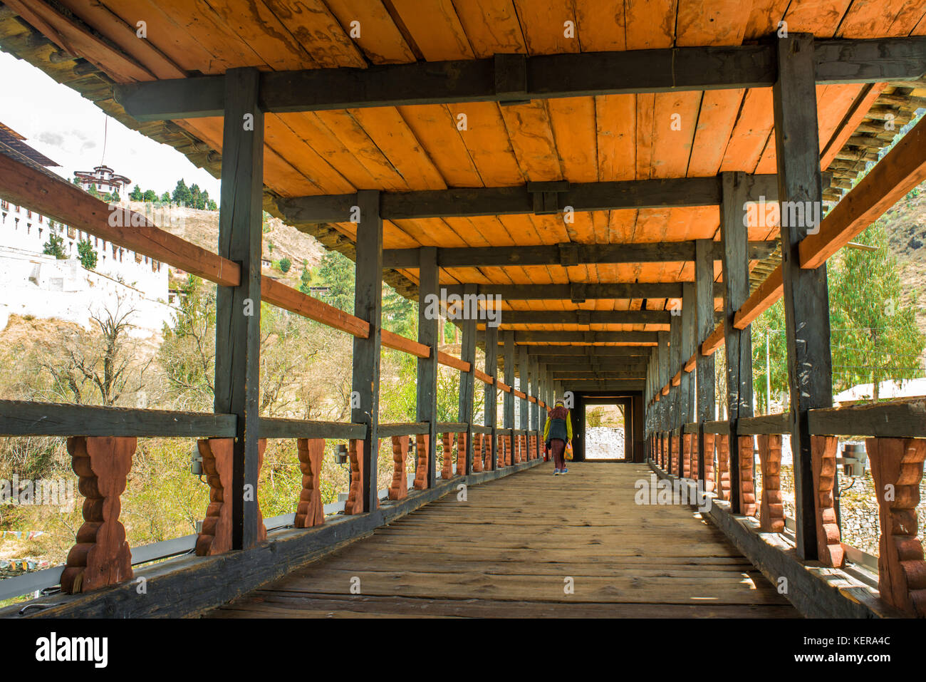 Rimpung Dzong at Paro , Butan Stock Photo - Alamy