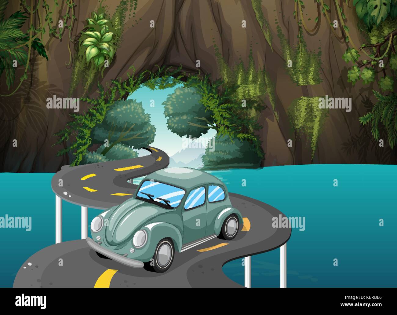 Narrow winding road passing through hi-res stock photography and images ...