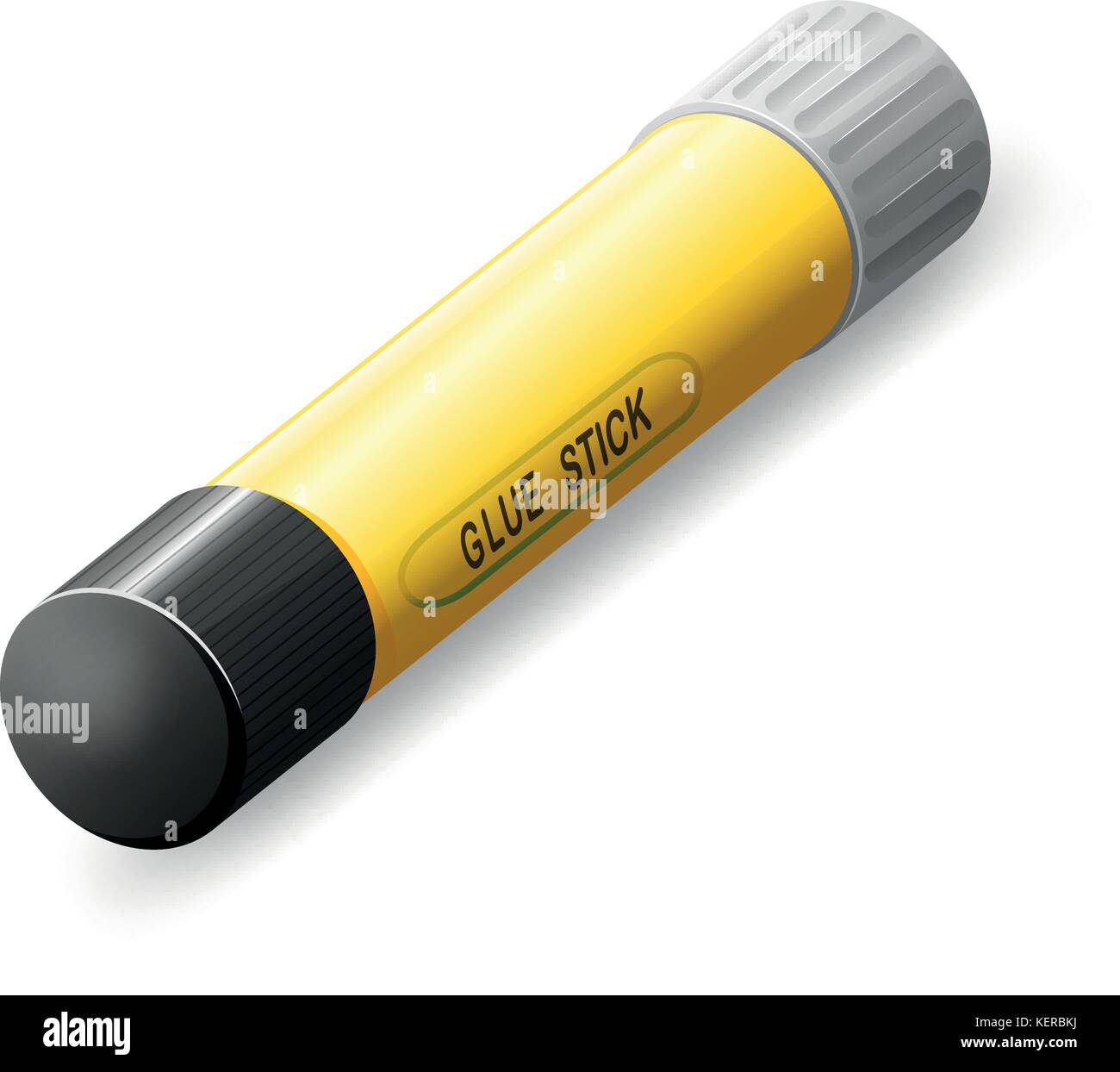Illustration of a glue stick on a white background Stock Vector Image ...