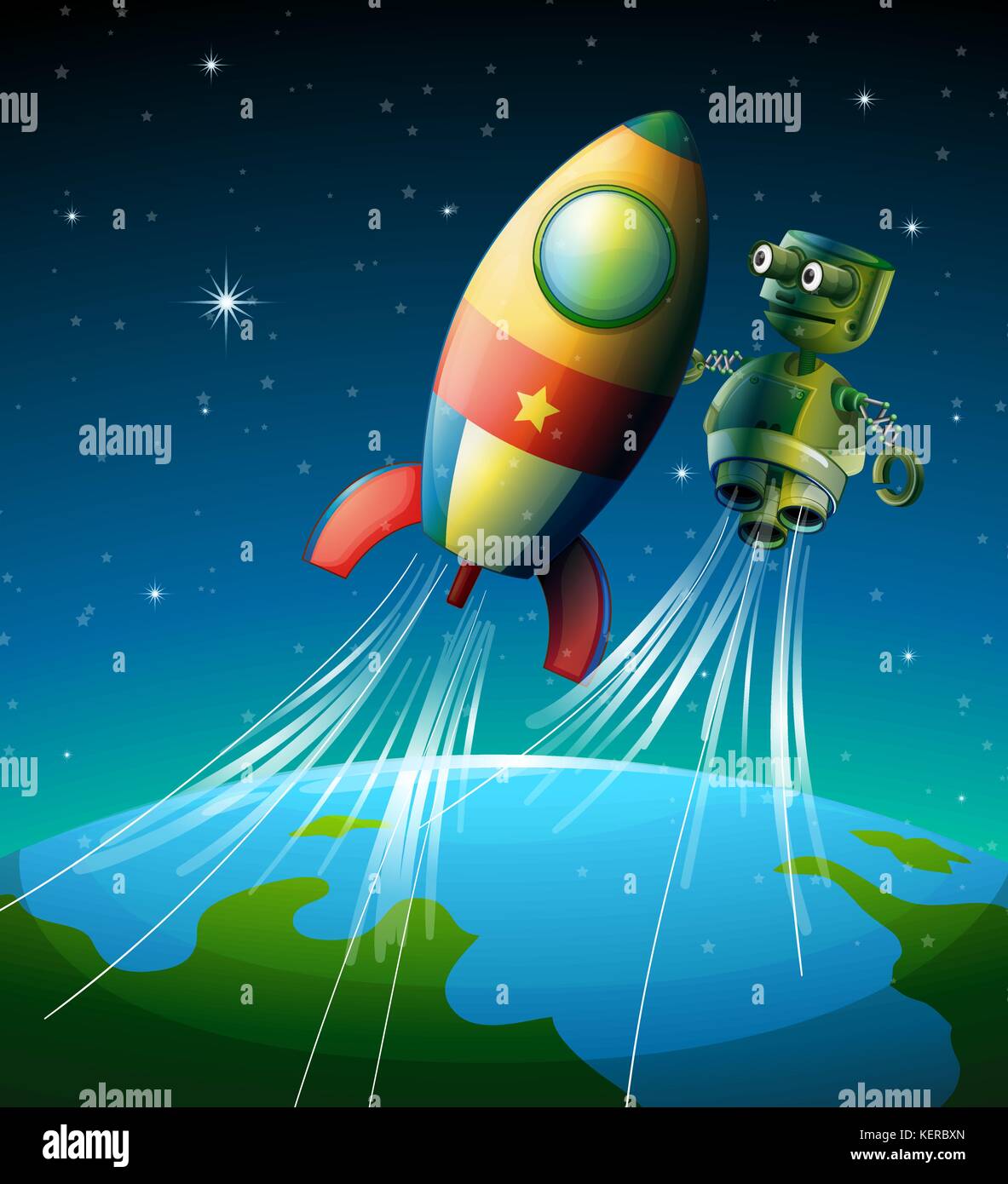 Science meteors Stock Vector Images - Alamy