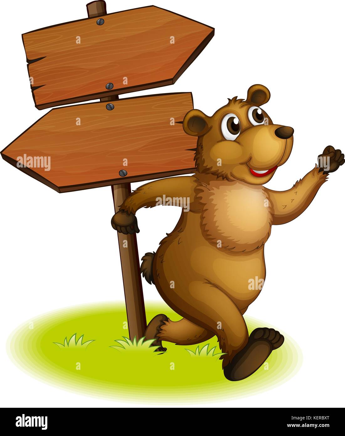 Pointing walking stick Stock Vector Images - Alamy