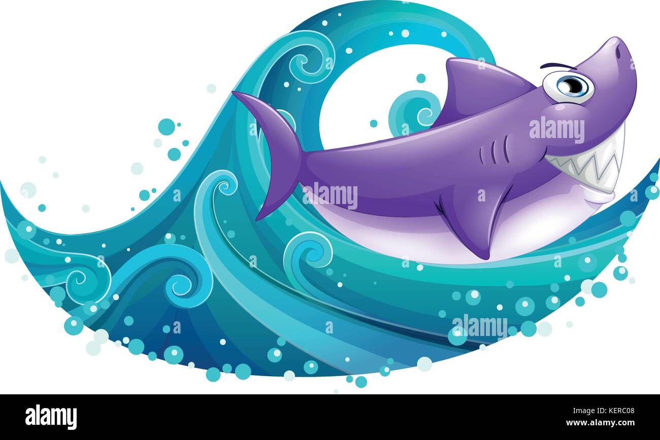 Big ocean waves on Stock Vector Images - Alamy