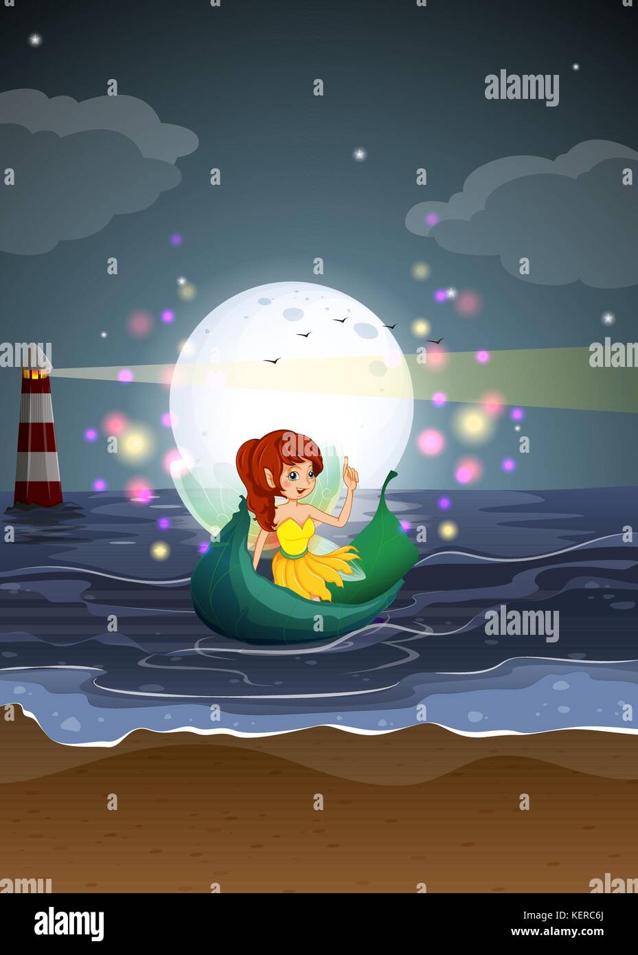 Our lady of the boat Stock Vector Images - Alamy