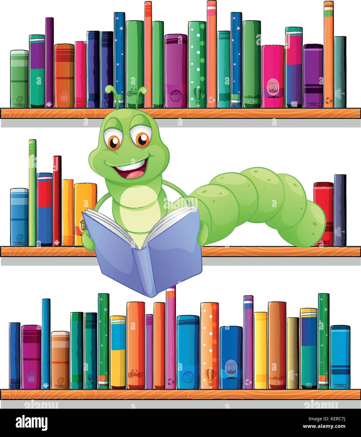 Caterpillar story Stock Vector Images - Alamy