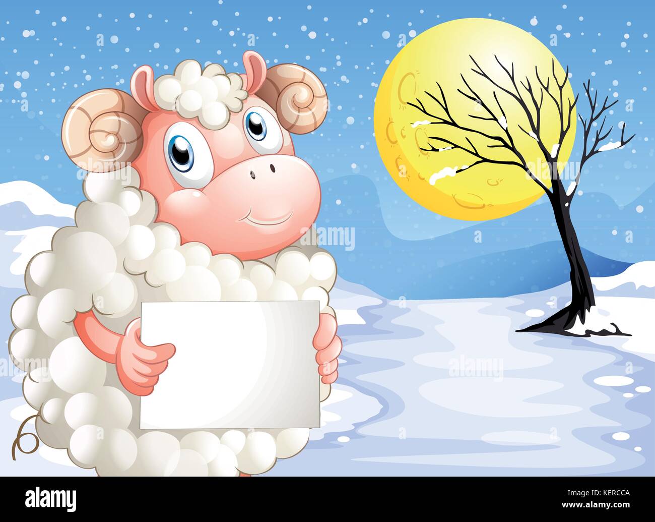 Freezing sheep Stock Vector Images - Alamy