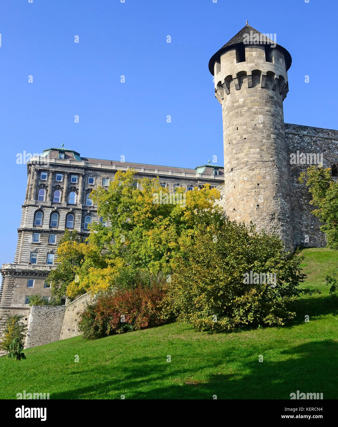 Bastion tower of the old fortress, Budapest, Hungary Stock Photo - Alamy