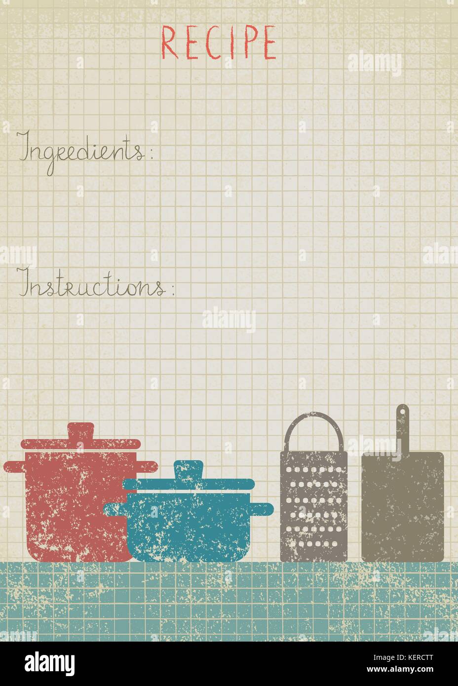 Old paper background for cooking recipes Stock Vector Image & Art - Alamy