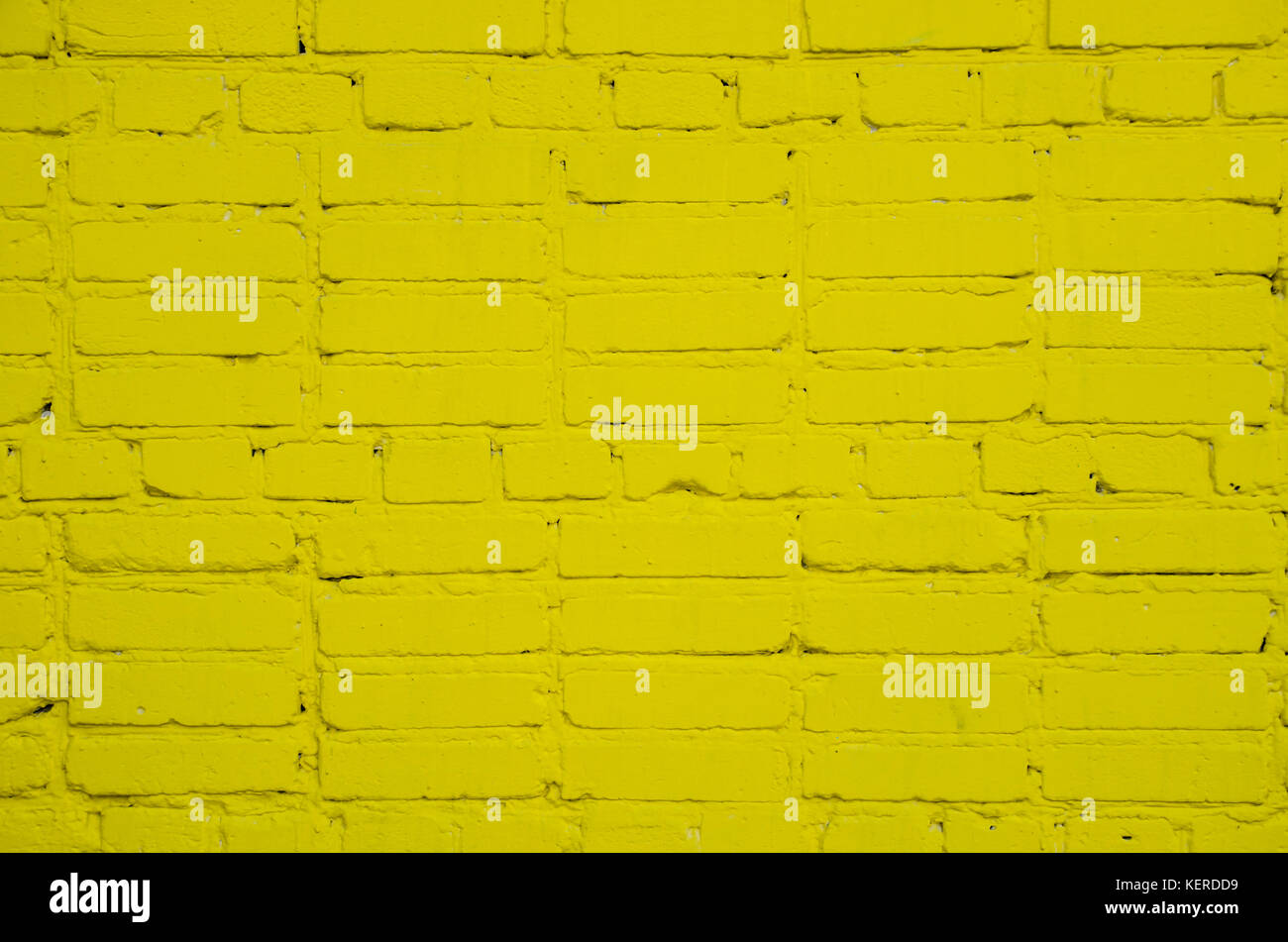 brick wall painted wit color. saturated color Stock Photo - Alamy