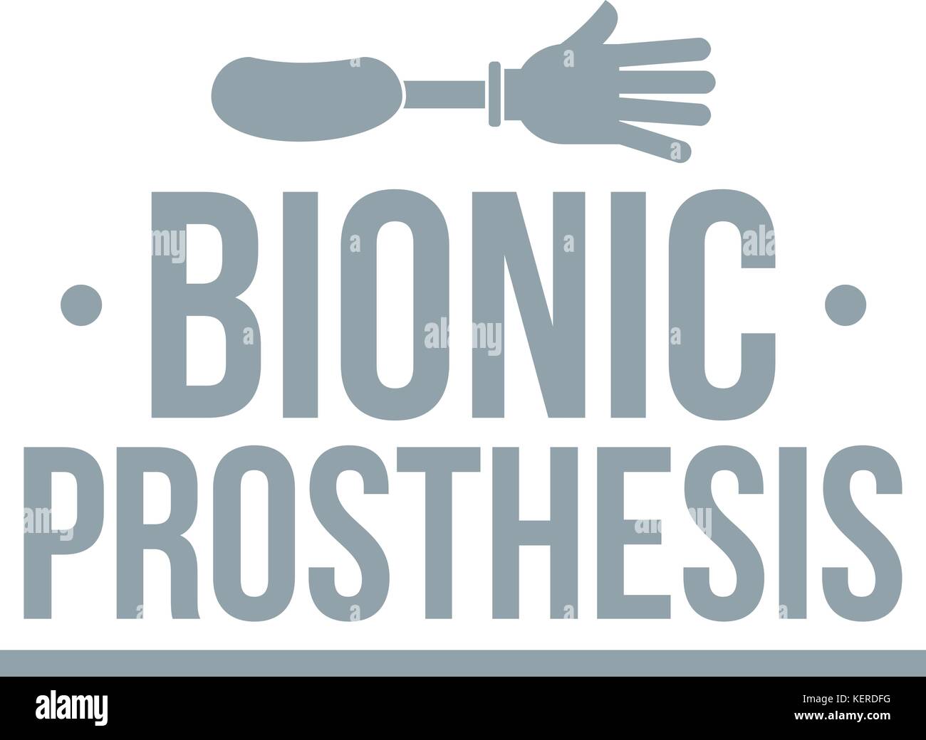 Arm prosthesis logo, simple gray style Stock Vector Image & Art - Alamy