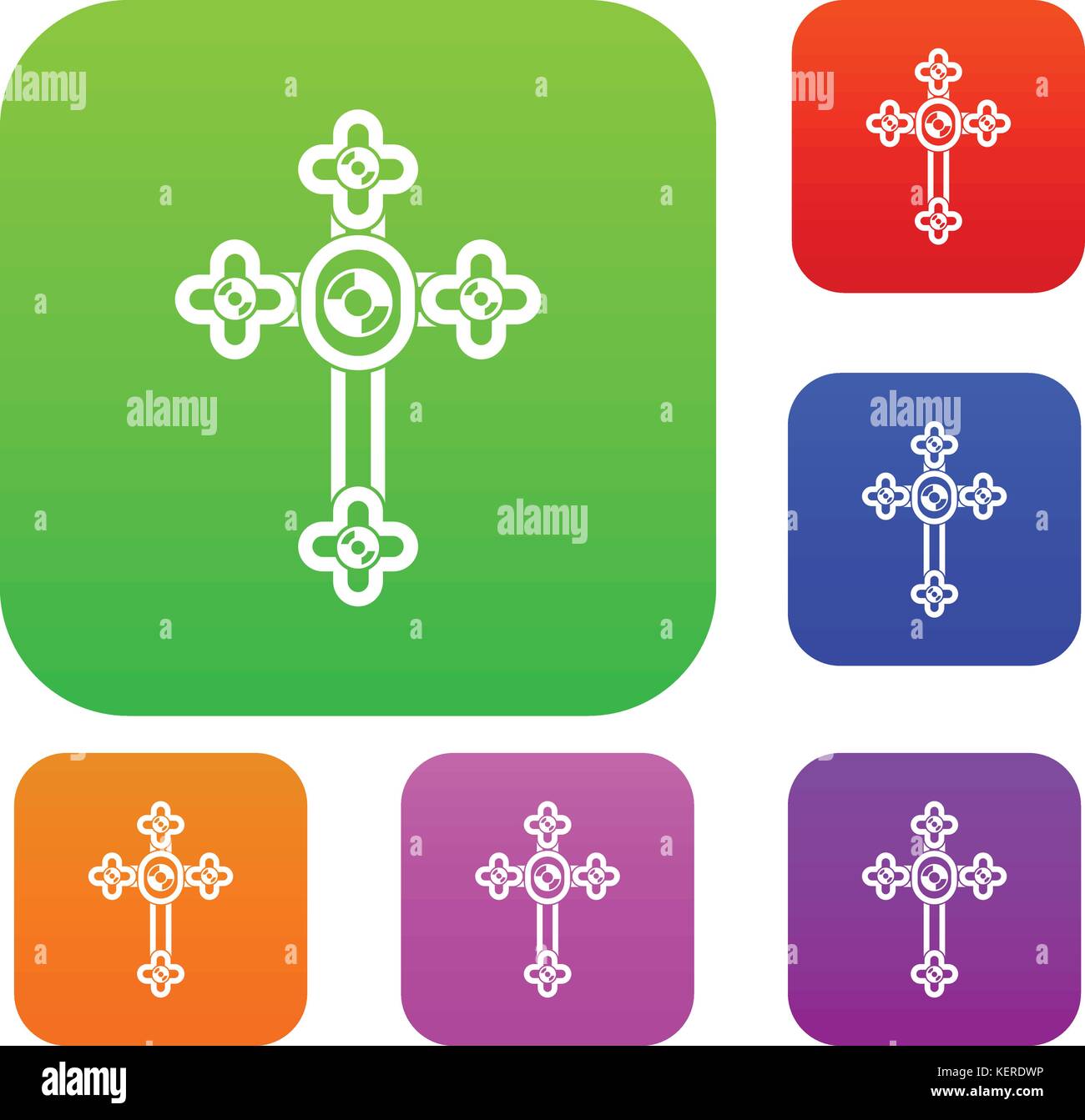 Orthodox color stone symbol Stock Vector Images - Alamy