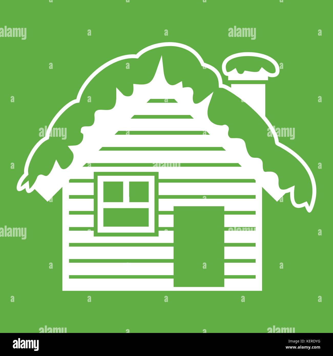 Snow covered rural country Stock Vector Images - Alamy