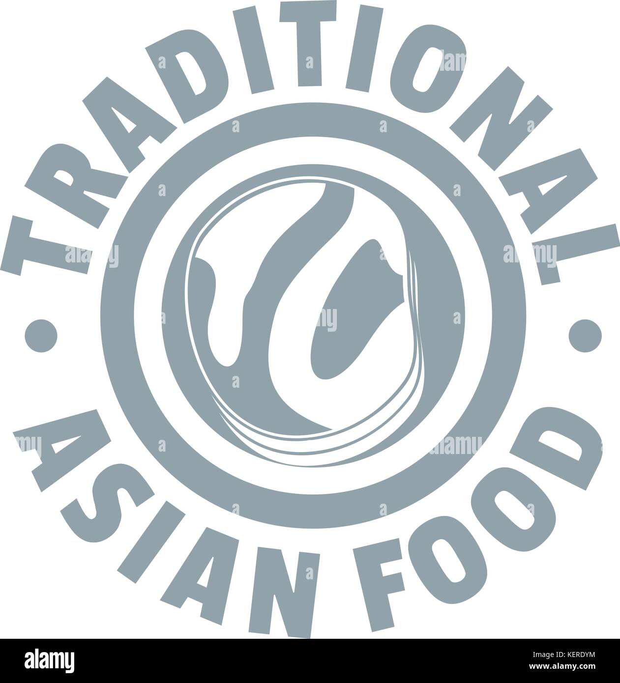 Lunch asian food logo, simple gray style Stock Vector Image & Art - Alamy
