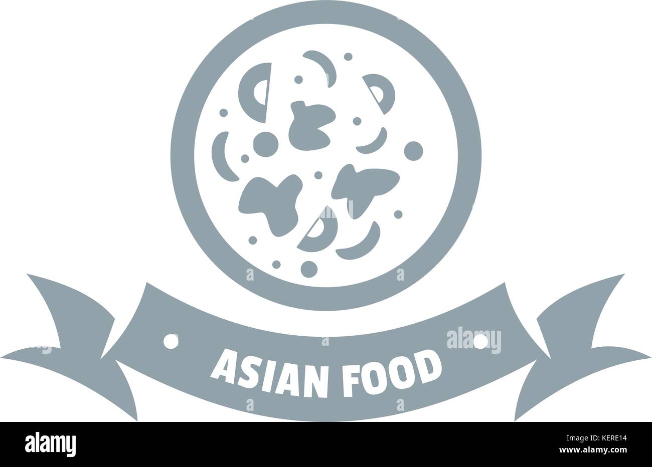 Top asian food logo, simple gray style Stock Vector Image & Art - Alamy