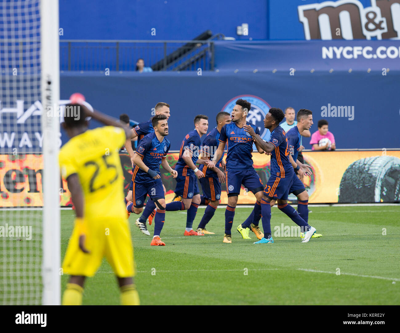 New York, United States. 22nd Oct, 2017. David Villa (7) of NYC FC ...
