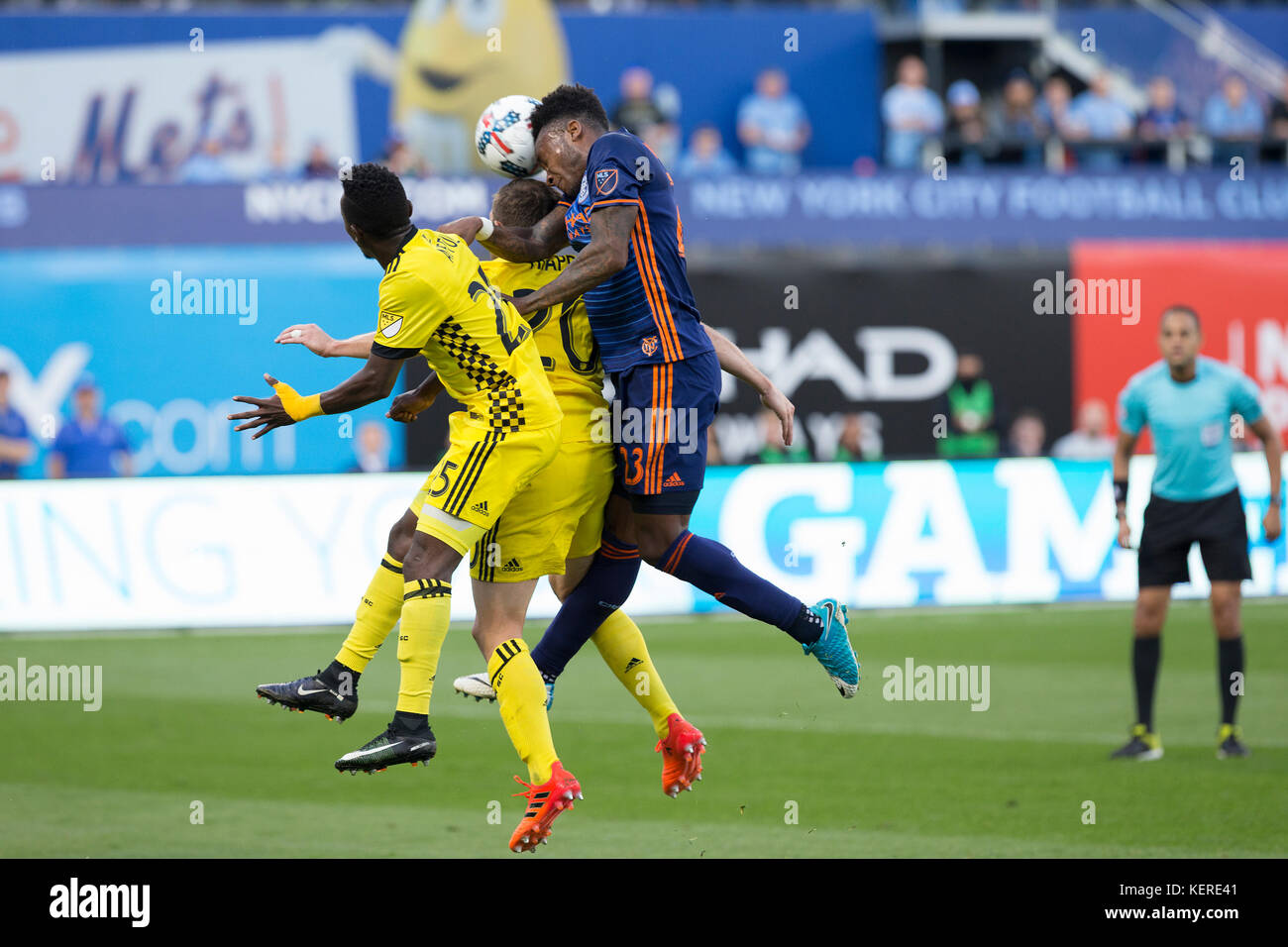 New York, United States. 22nd Oct, 2017. Rodney Wallace (23) of NYC FC ...