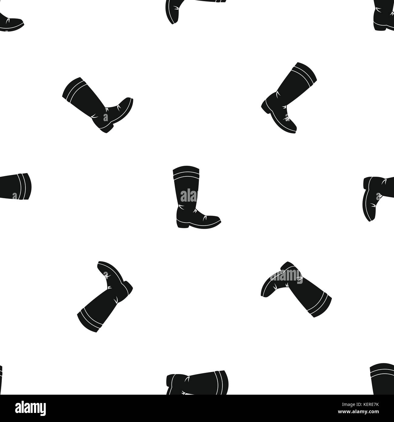 Cowboy boot pattern seamless black Stock Vector Image & Art - Alamy
