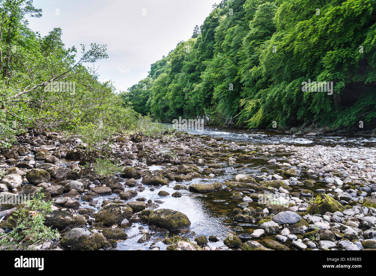 views of River Tummel Stock Photo - Alamy