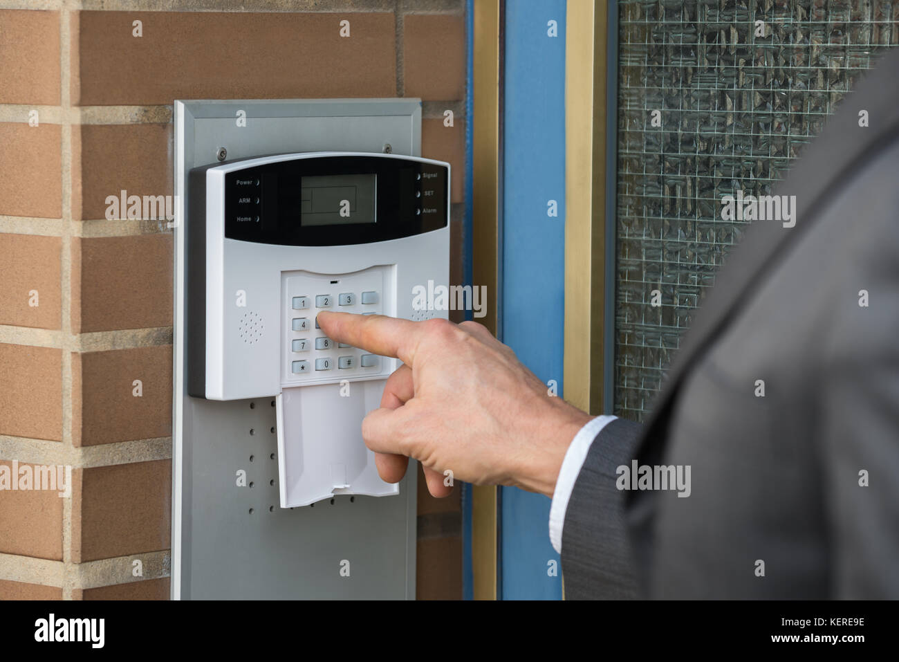 Hand entering hi-res stock photography and images - Alamy
