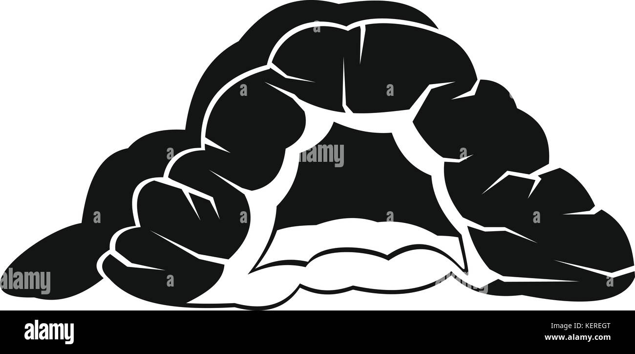 Cave icon, simple style Stock Vector Image & Art - Alamy