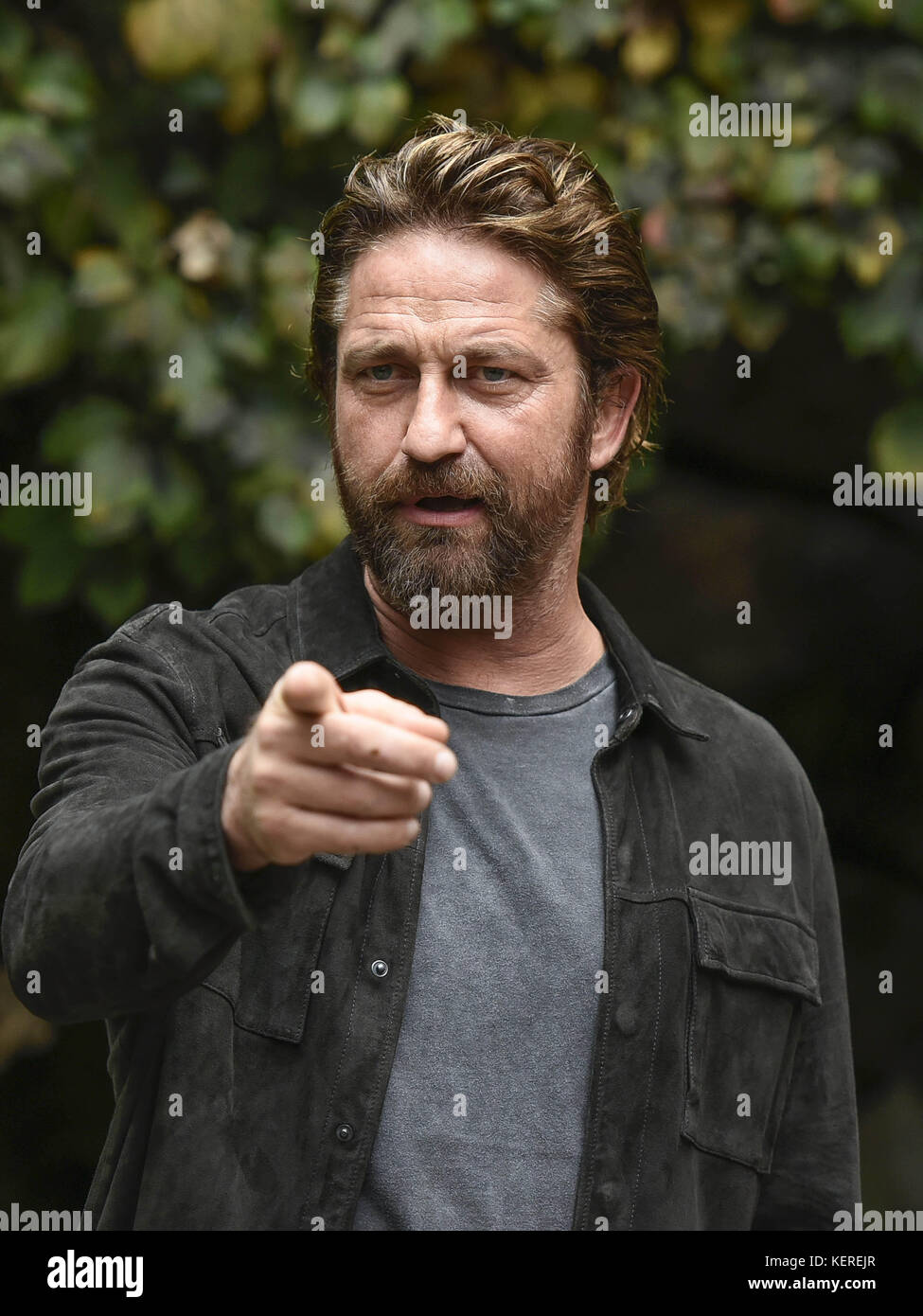 Italy, Rome, 22 October 2017 : British actor Gerad Butler attends the ...