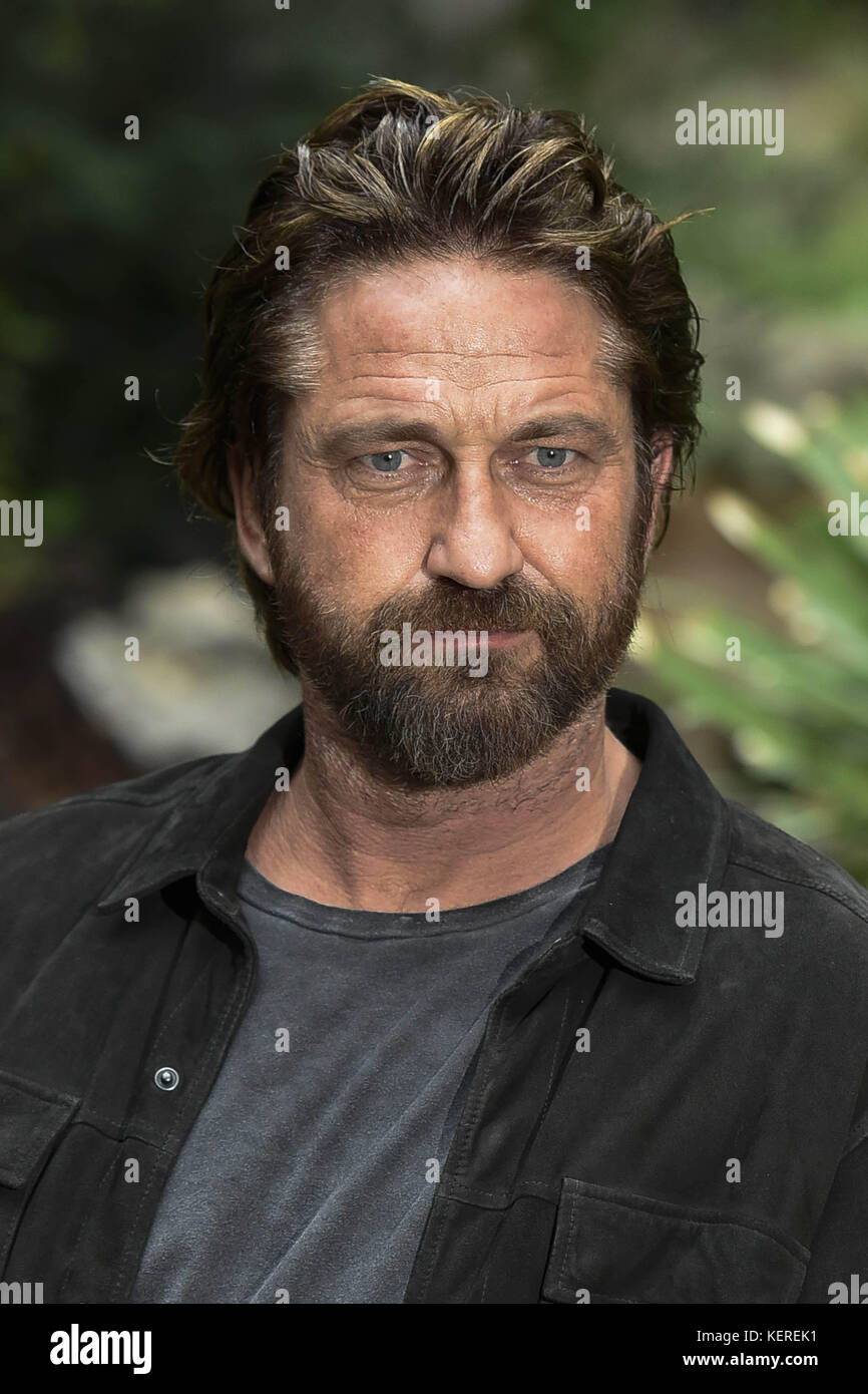 Italy, Rome, 22 October 2017 : British actor Gerad Butler attends the ...