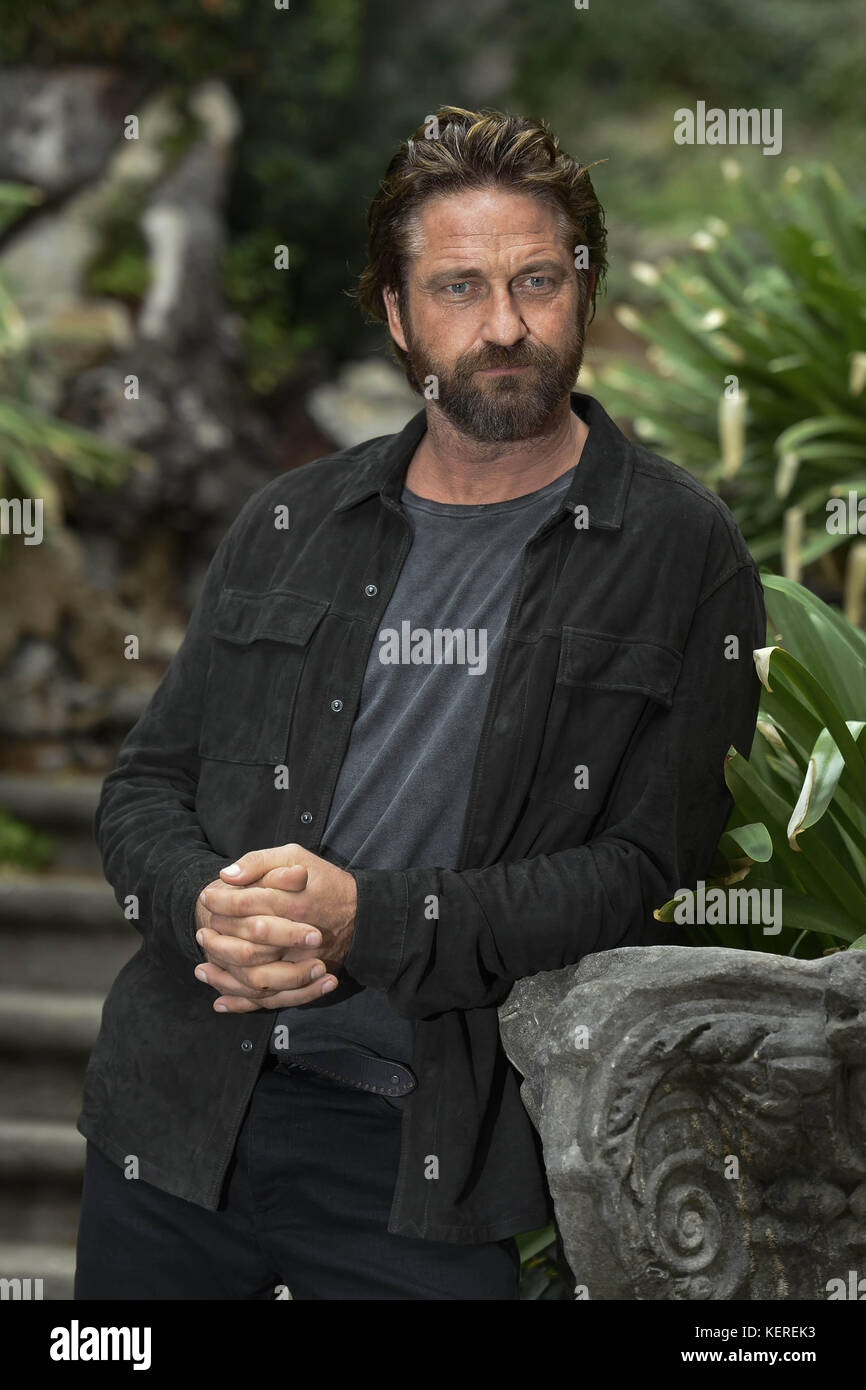 Italy, Rome, 22 October 2017 : British actor Gerad Butler attends the ...