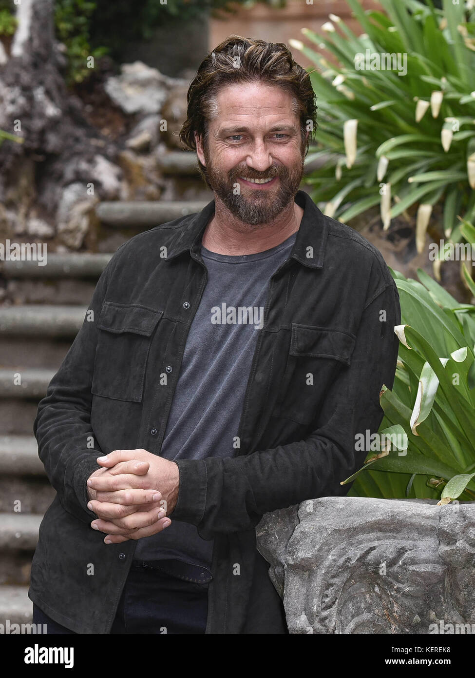 Italy, Rome, 22 October 2017 : British actor Gerad Butler attends the ...