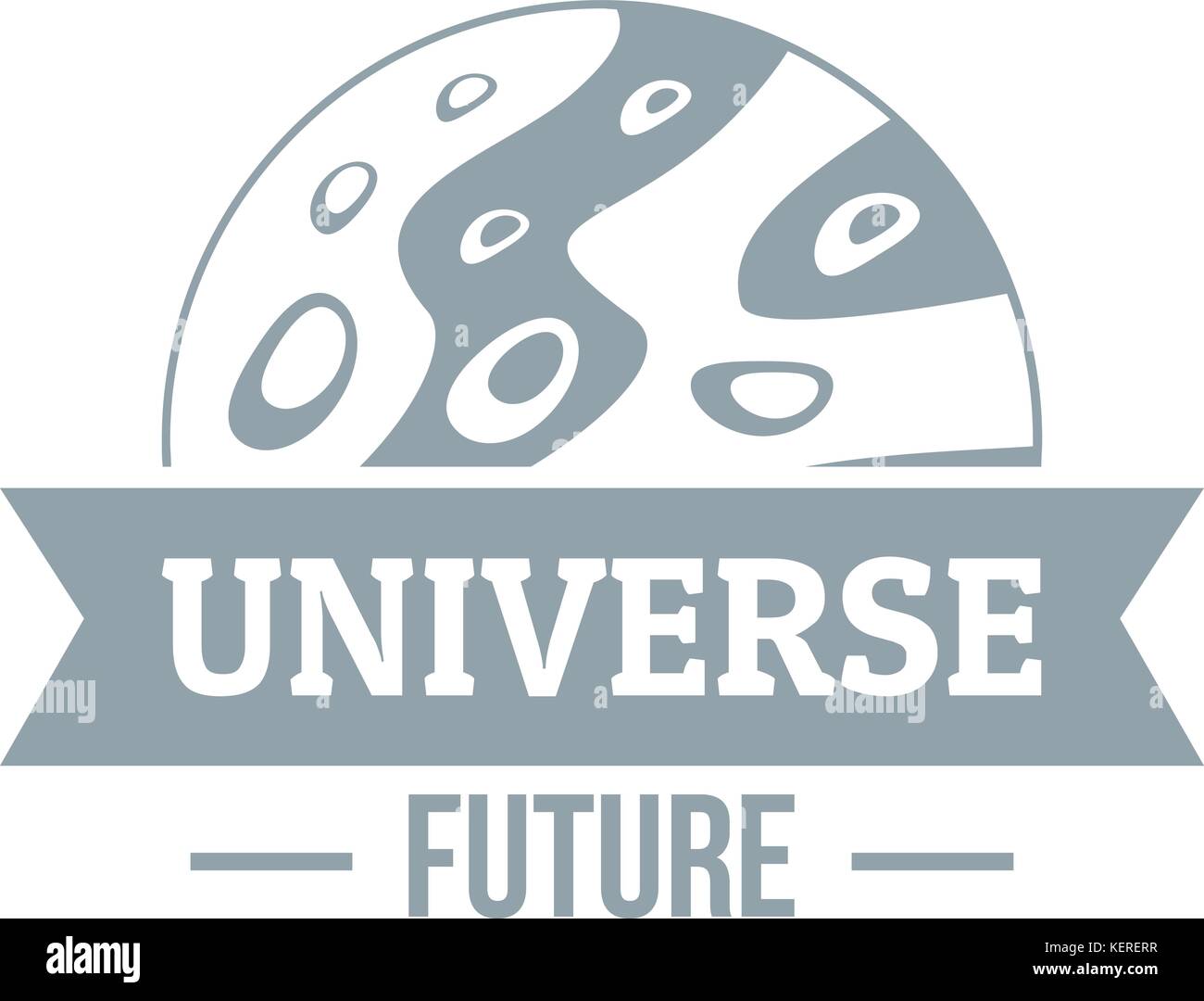 Universe future logo, simple gray style Stock Vector Image & Art - Alamy