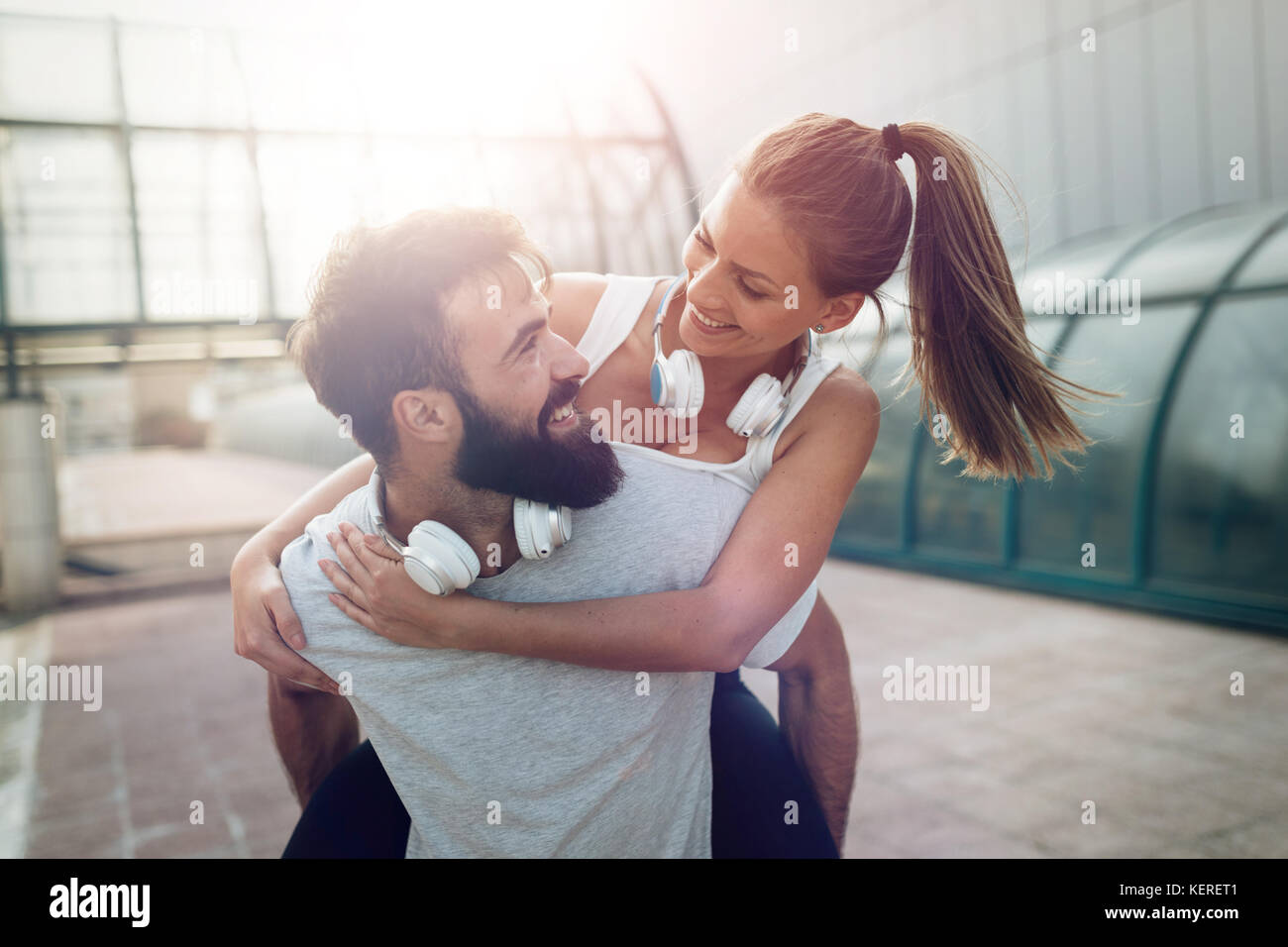 Playful exercise hi-res stock photography and images - Alamy
