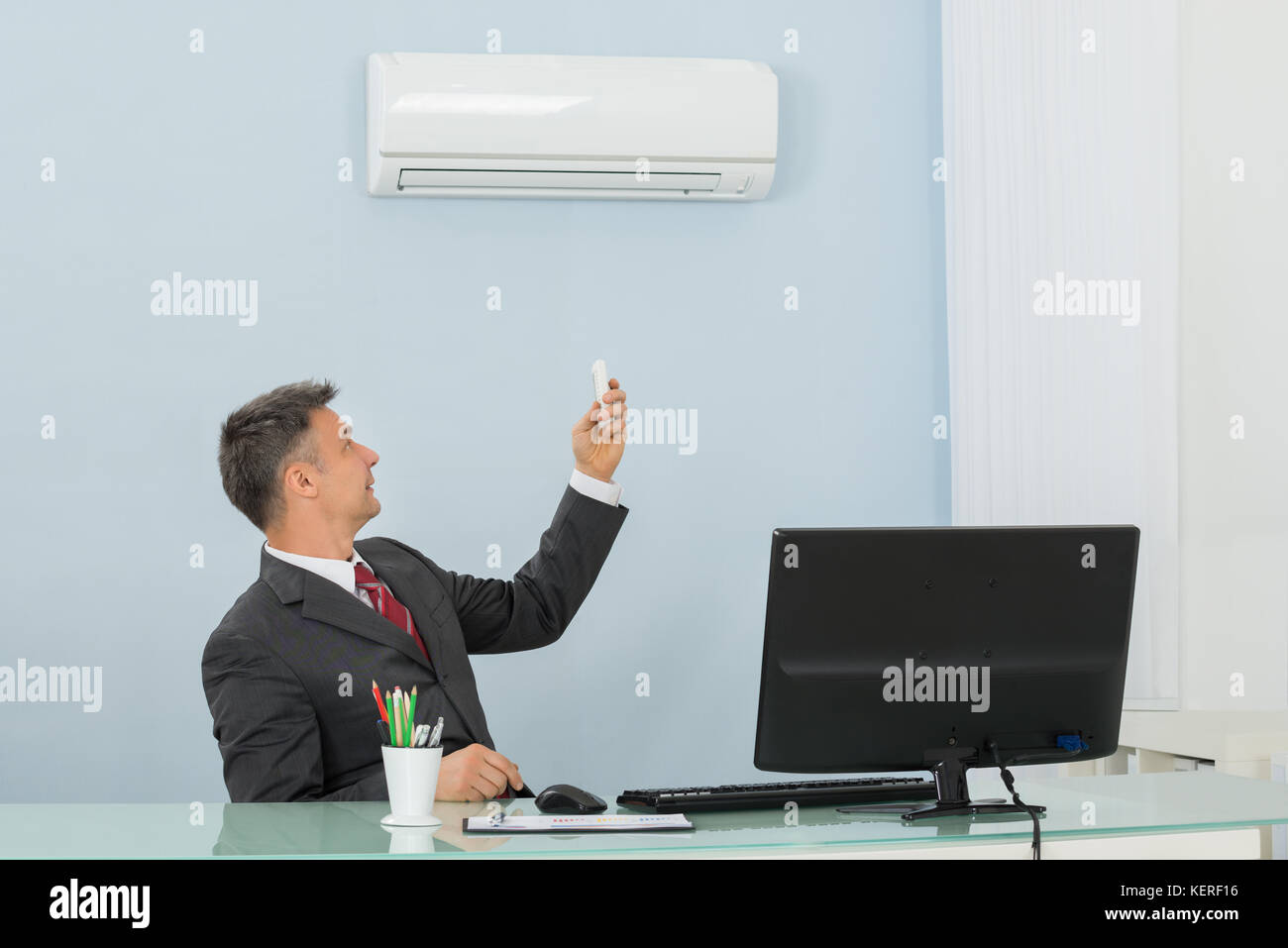 Air conditioner office hi-res stock photography and images - Alamy