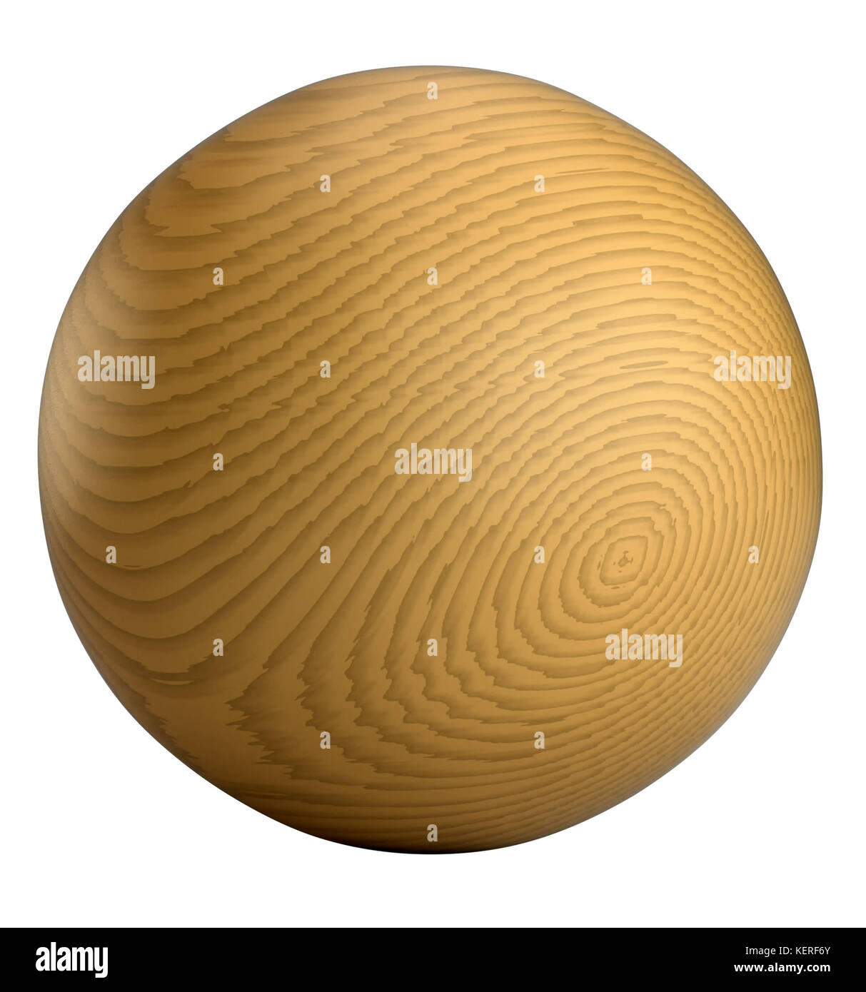 Wooden ball isolated on white background Stock Photo - Alamy