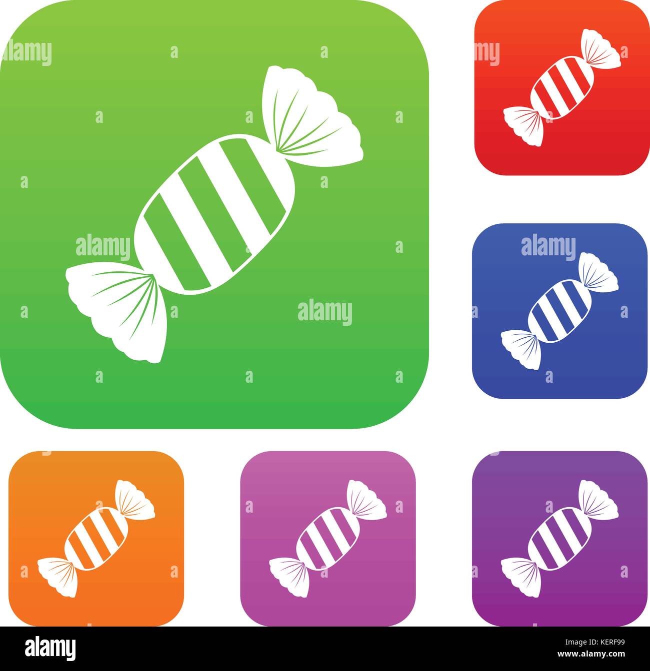 Delicious candy set color collection Stock Vector Image & Art - Alamy