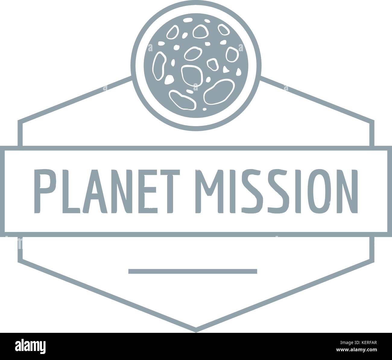 Planet concept logo, simple gray style Stock Vector Image & Art - Alamy