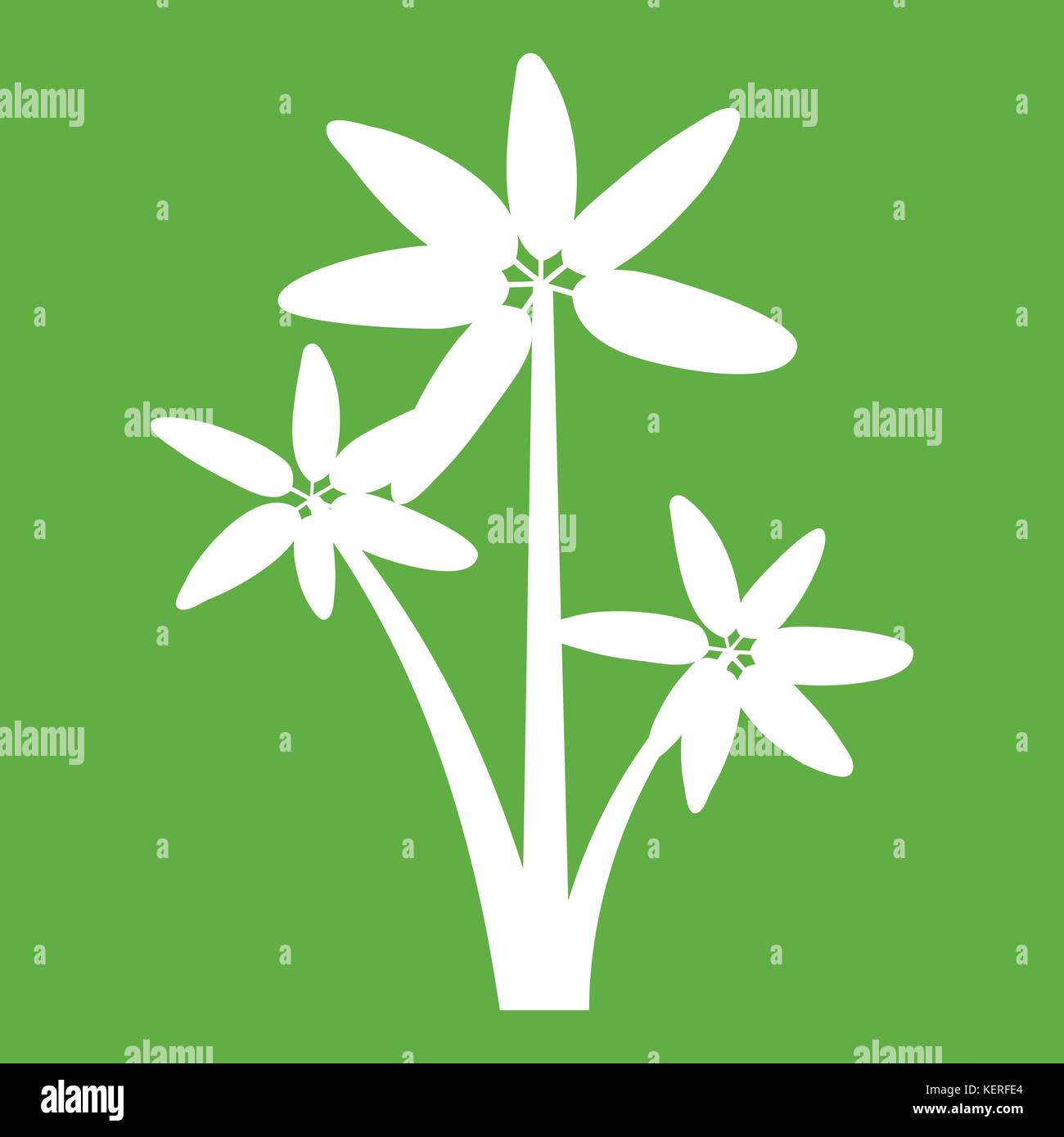 Palm tree icon green Stock Vector Image & Art - Alamy