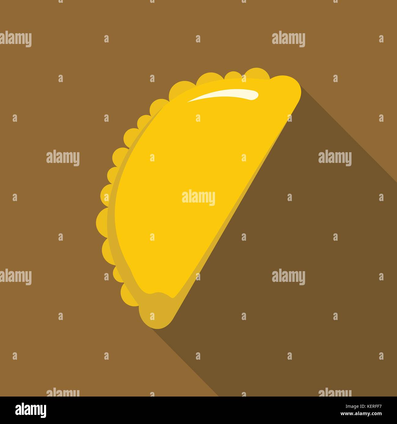 Cheburek icon, flat style Stock Vector Image & Art - Alamy