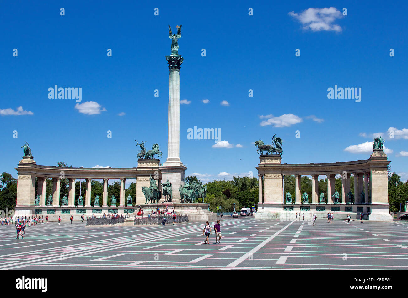 Heroes Square Budapest Hungary Stock Photo - Alamy