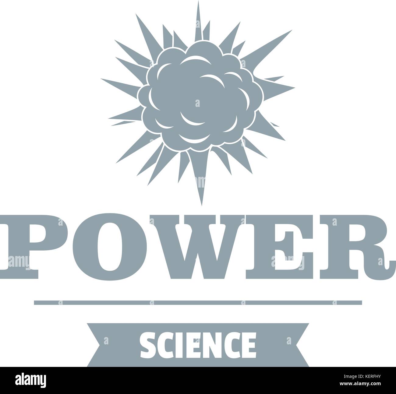 Power logo, simple gray style Stock Vector Image & Art - Alamy