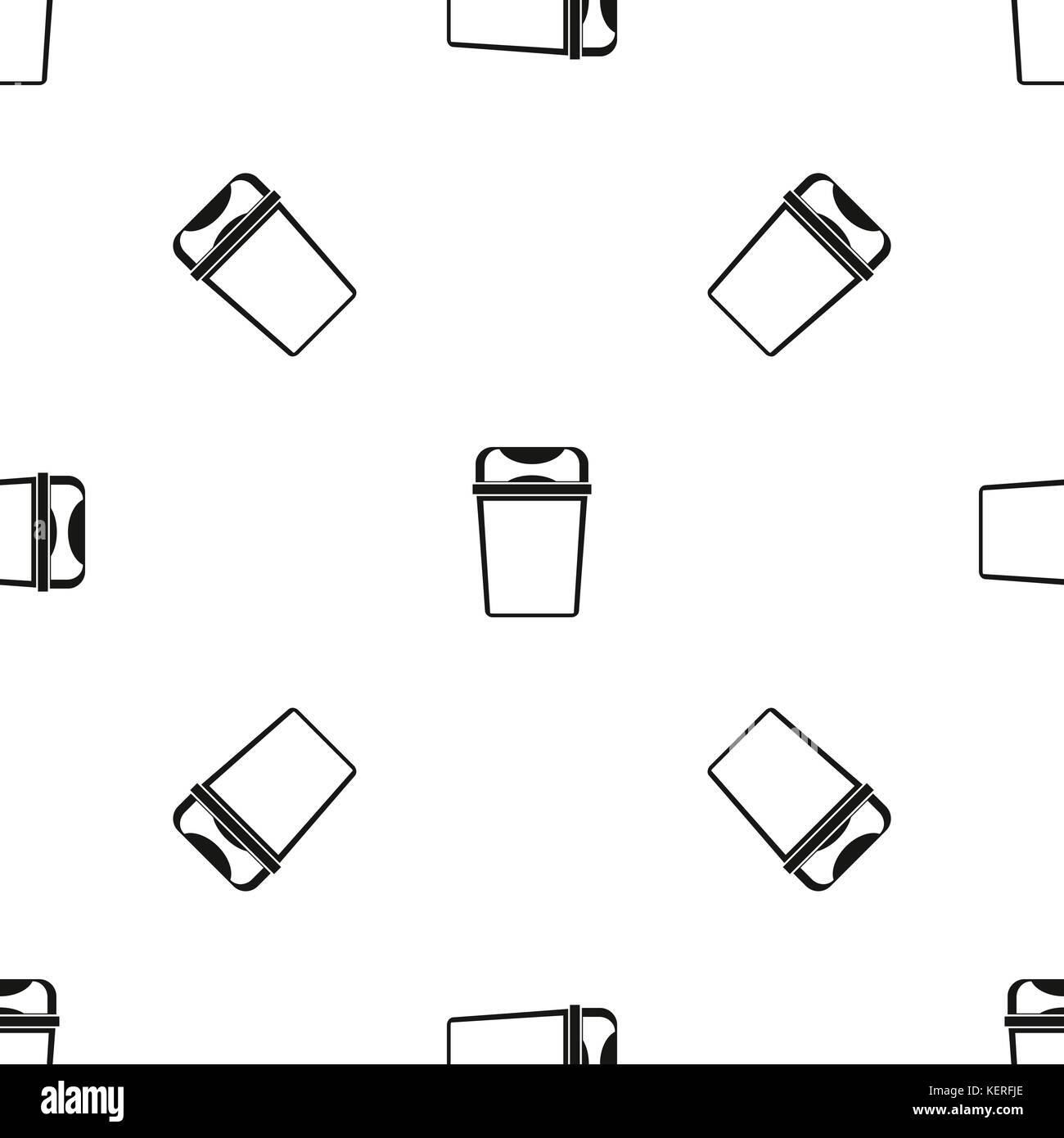 Rubbish seamless pattern garbage texture Black and White Stock Photos ...