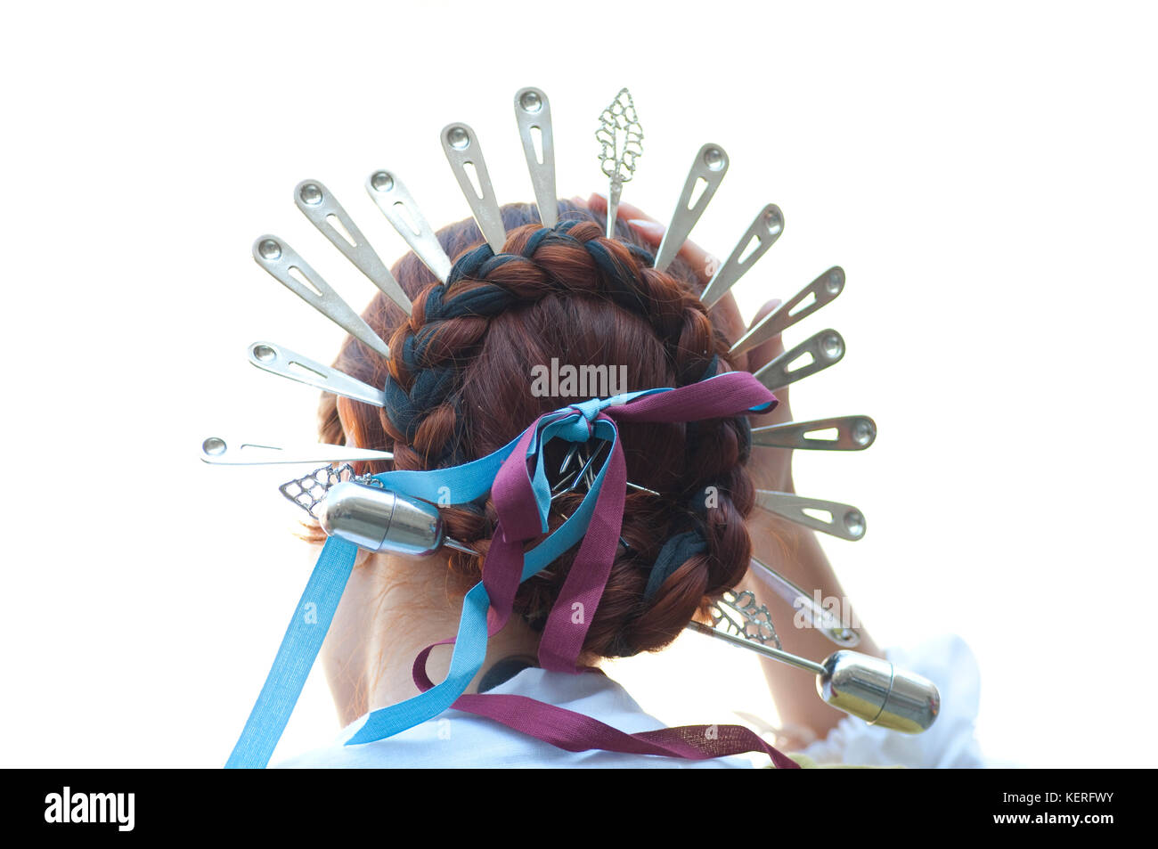 Italy, Lombardy, Guazze Popular Female Hairstyle in use Between the ...