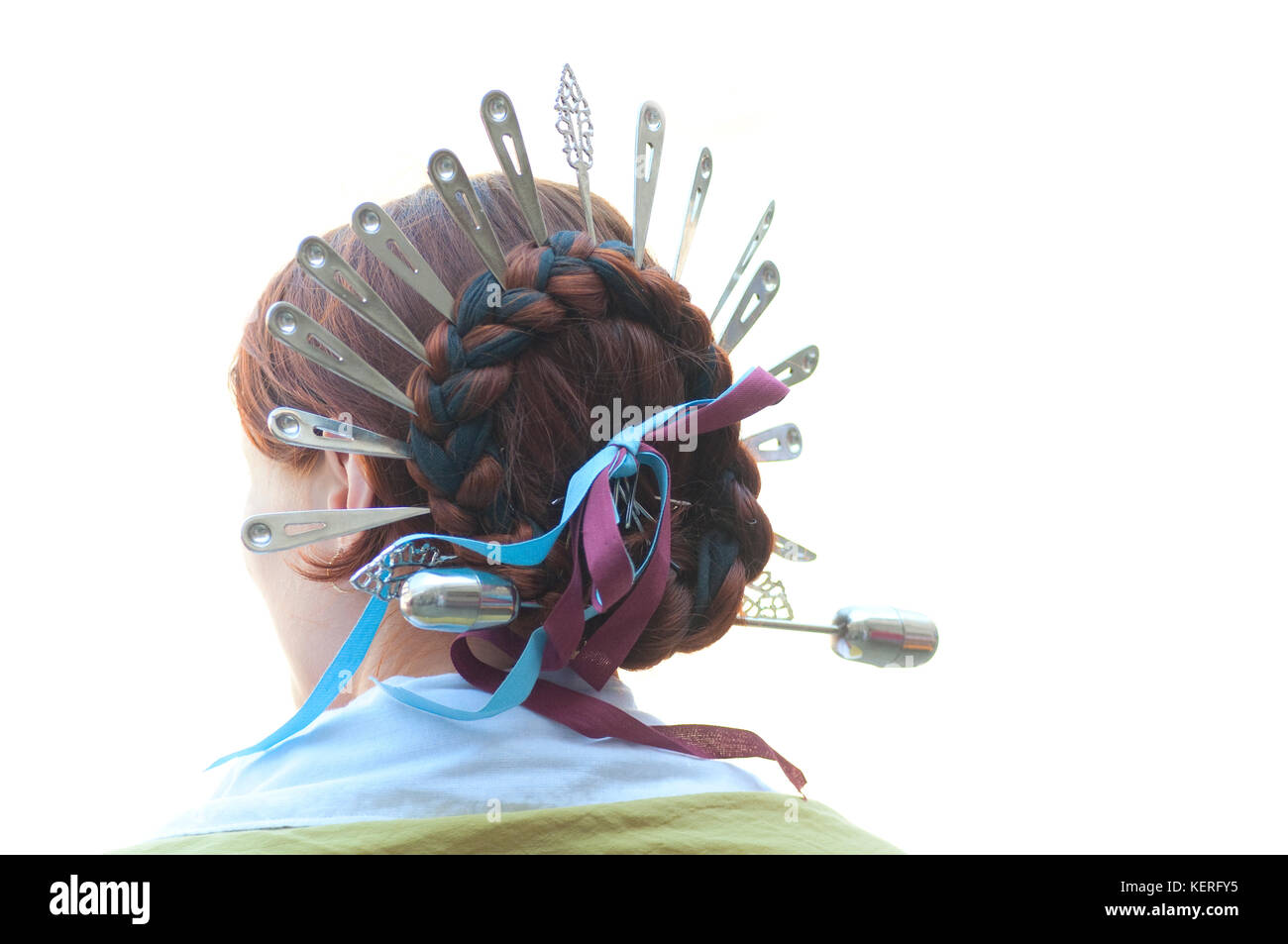 Italy, Lombardy, Guazze Popular Female Hairstyle in use Between the ...