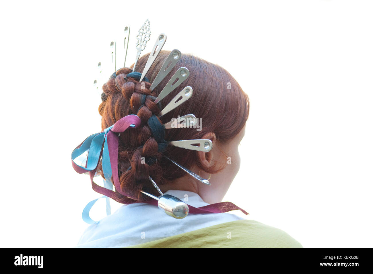 Italy, Lombardy, Guazze Popular Female Hairstyle in use Between the ...