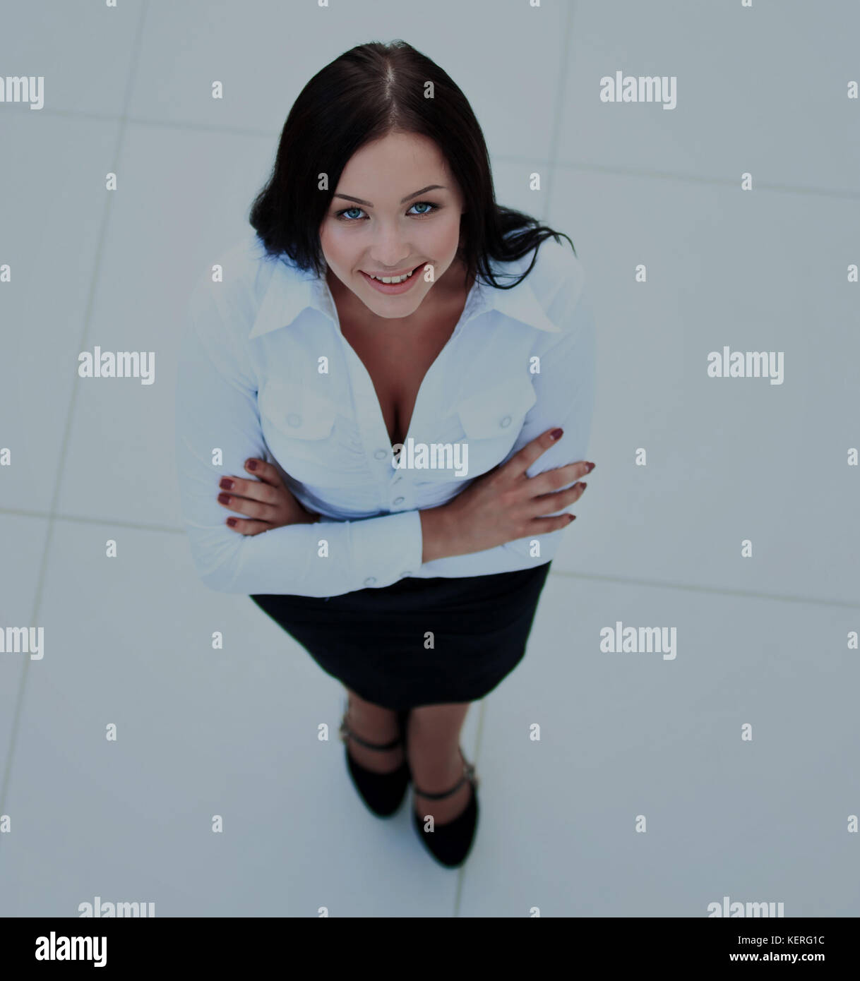 business woman. Top view Stock Photo - Alamy