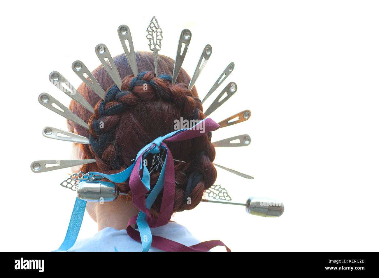 Italy, Lombardy, Guazze Popular Female Hairstyle in use Between the ...