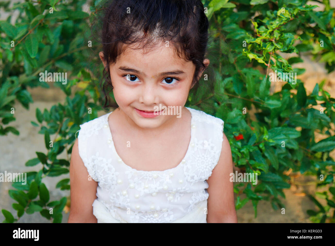 Smiling cute kid girl Stock Photo - Alamy