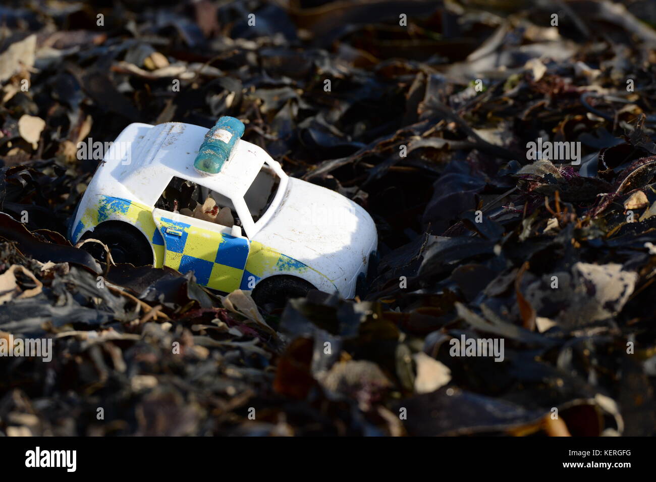 Toy police car hi-res stock photography and images - Alamy