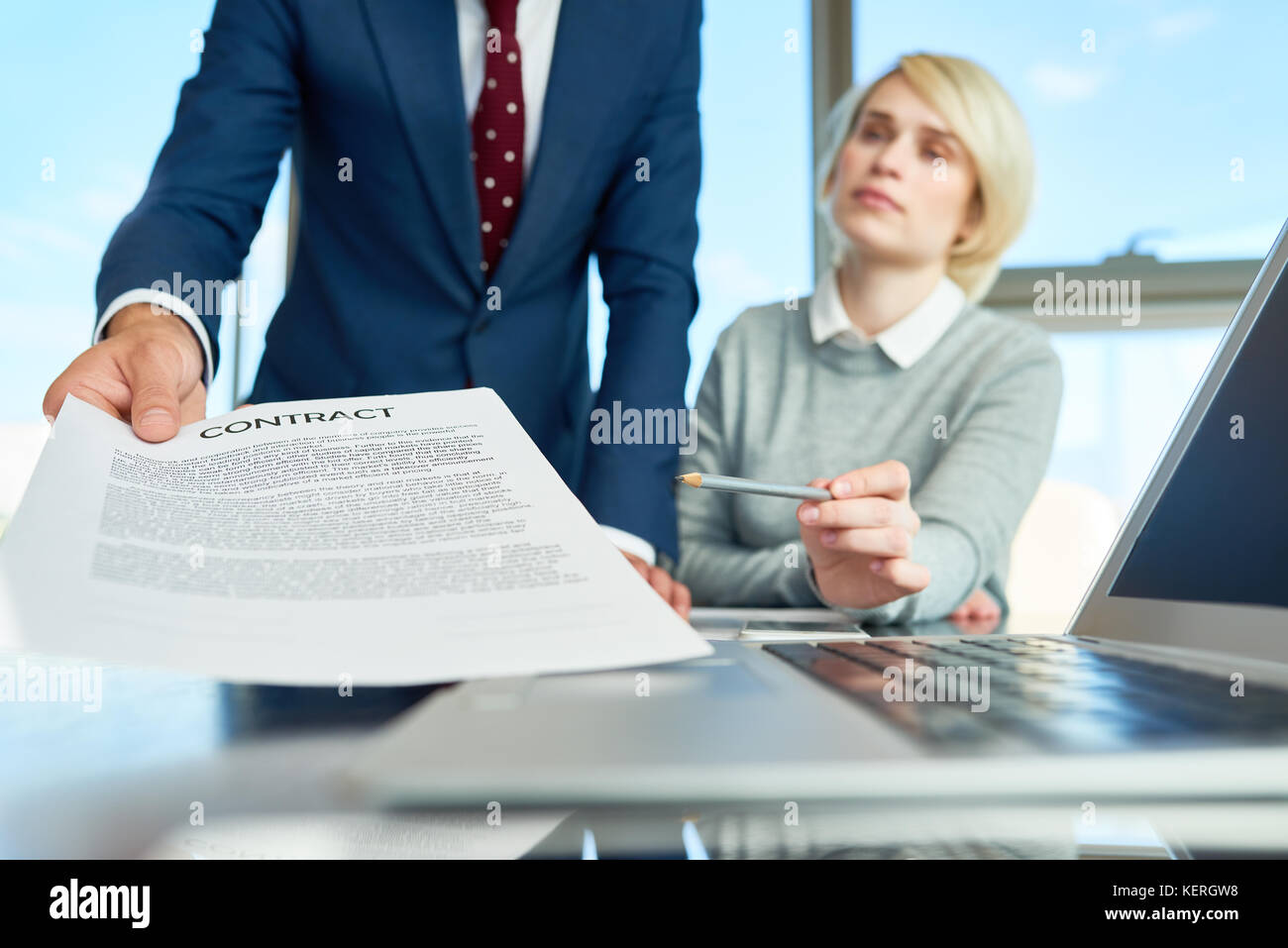 Successful Completion of Negotiations Stock Photo - Alamy